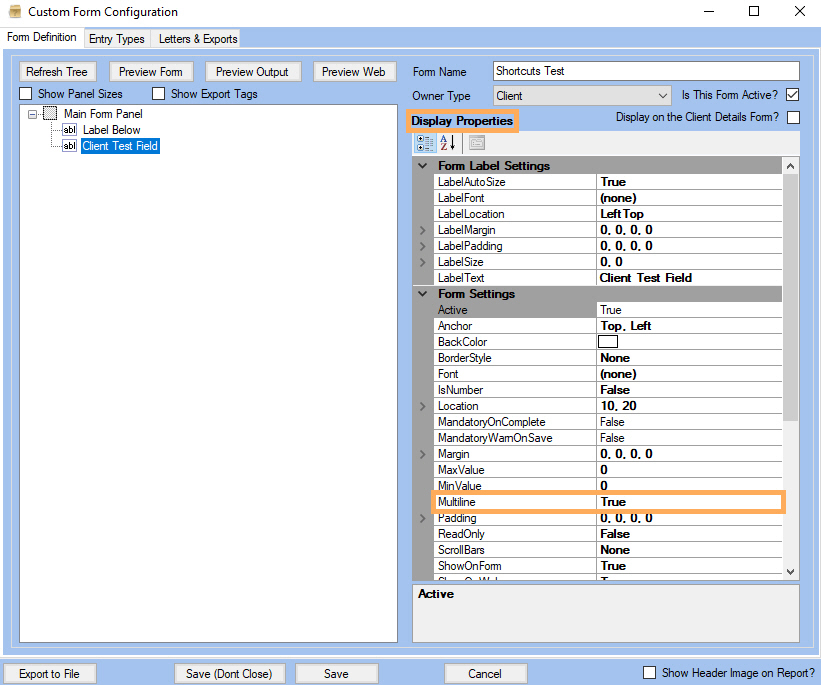 Gpm Nz Support Centre Shortcuts On Form Fields For Custom Forms