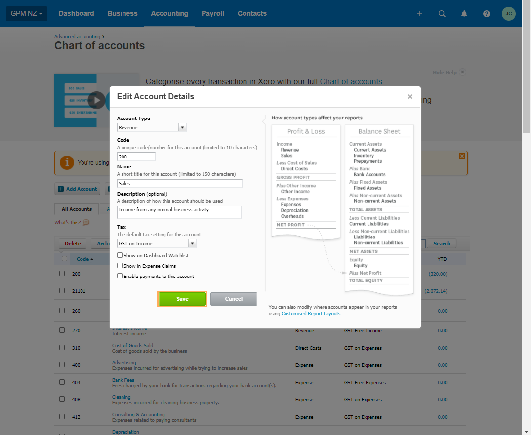 GPM NZ Support Centre - Setting Up to Use Xero