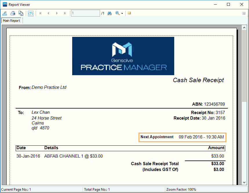 GPM UK Support Centre How To Generate A Receipt For A Cash Sale