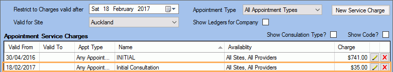 AEM Support Centre - How to Change a Service Charge Amount