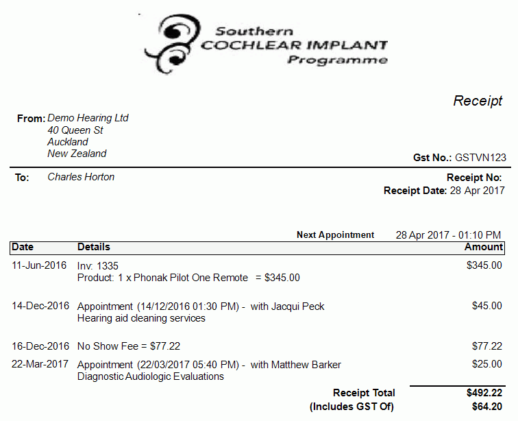 AEM Support Centre - How to Create a Multiple Payment Receipt