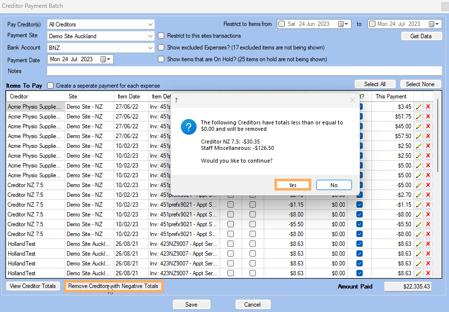 GPM AU Support Centre - Managing Creditor Payment Batches