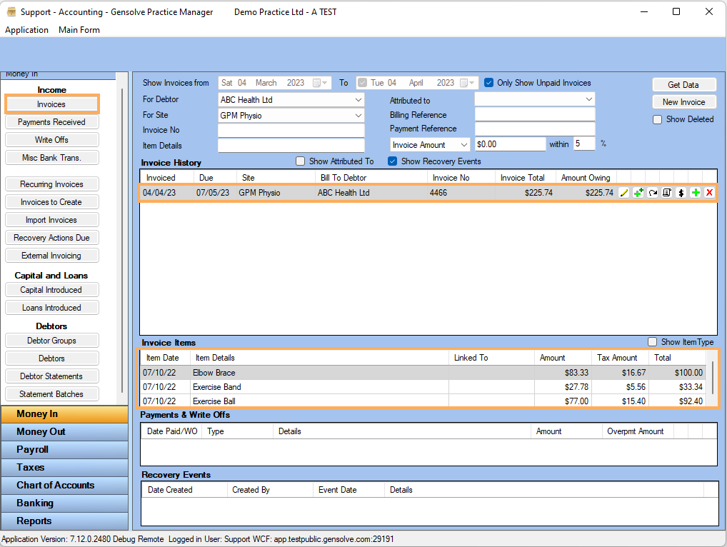 GPM AU Support Centre - Import Invoices