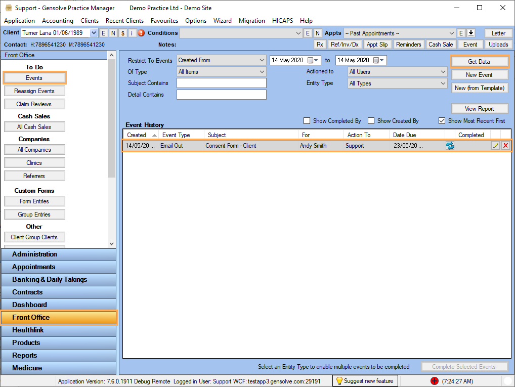 GPM AU Support Centre - Sending Custom Forms