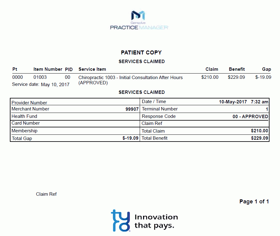 GPM AU Support Centre - Tyro Gap Override and Printed Receipts