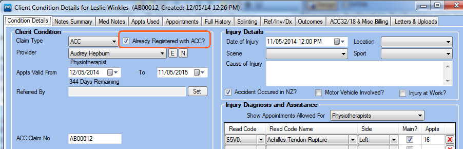 GPM NZ Support Centre - ACC45 Already Registered