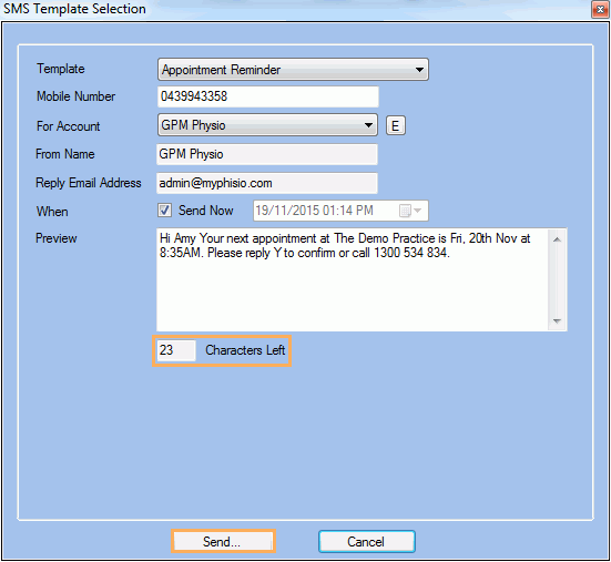 GPM NZ Support Centre - How is an SMS Message created