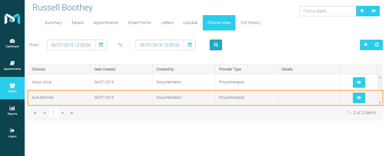 GPM NZ Support Centre - GPM Web Clinical Notes