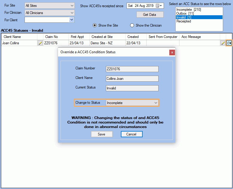 GPM NZ Support Centre - ACC45 Rejected - Duplicate Claim