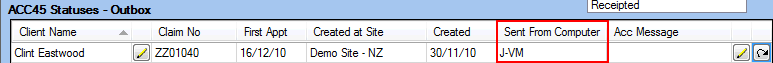GPM NZ Support Centre - ACC45 Stuck on Outbox