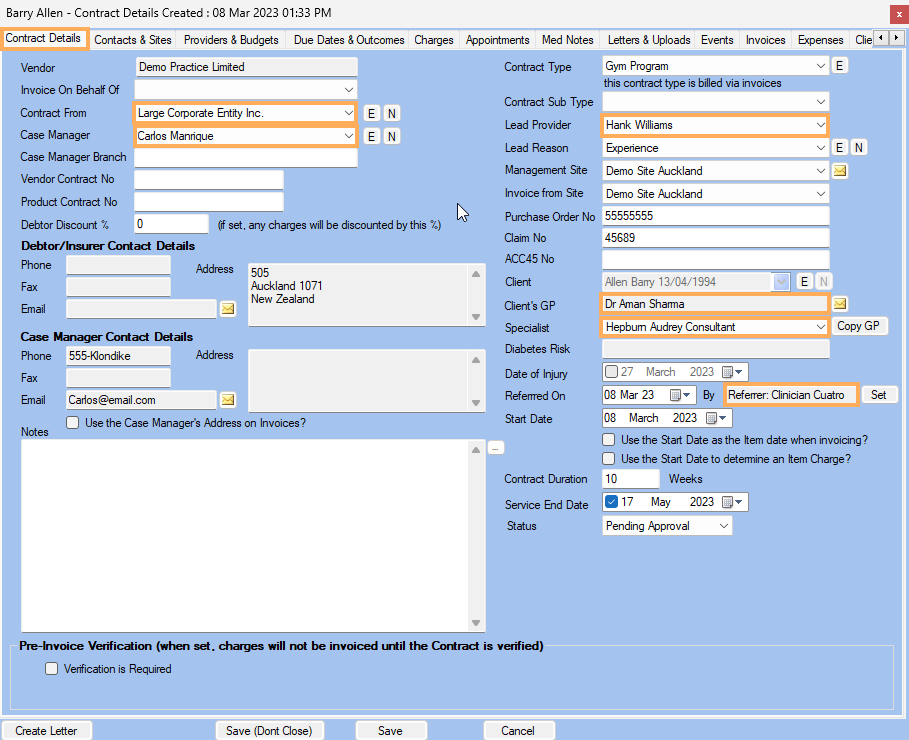 GPM NZ Support Centre - Working with Contract Contacts