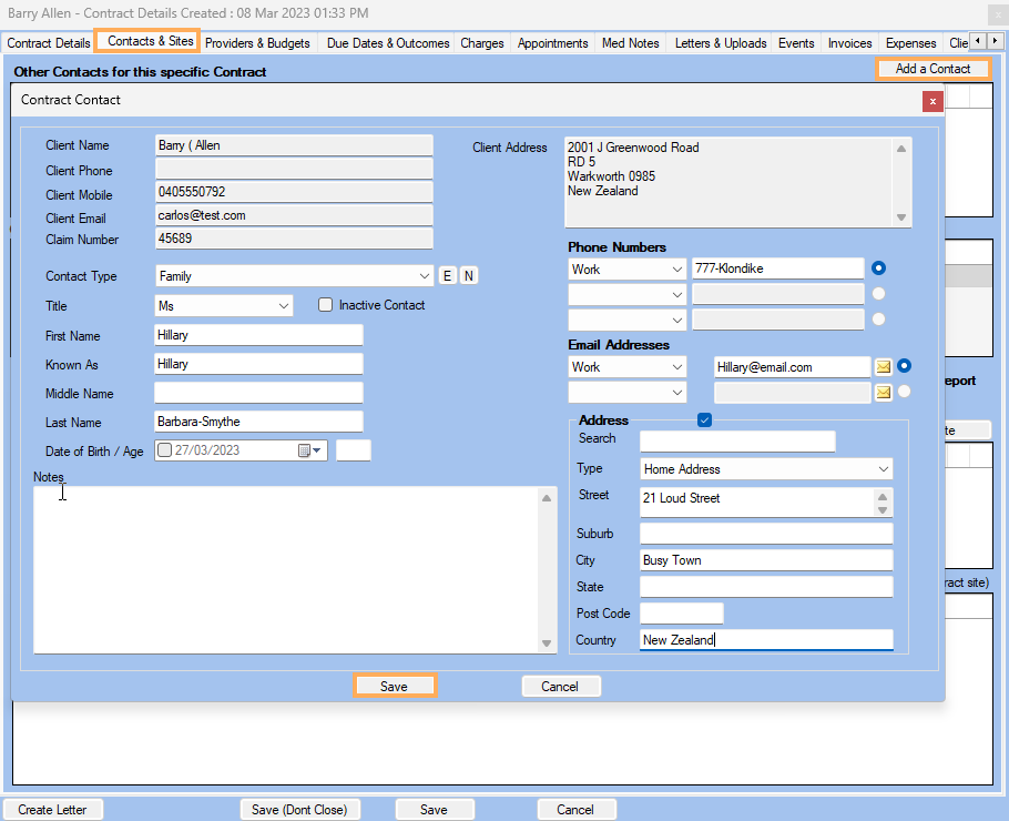 GPM NZ Support Centre - Working with Contract Contacts