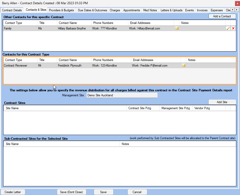 GPM NZ Support Centre - Working with Contract Contacts