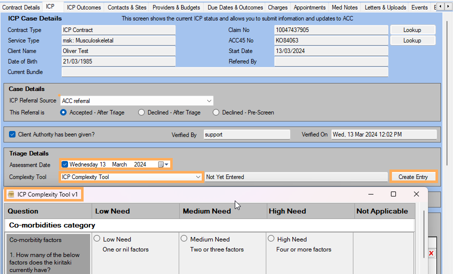 GPM NZ Support Centre - Accepting and Declining an ACC ICP Contract