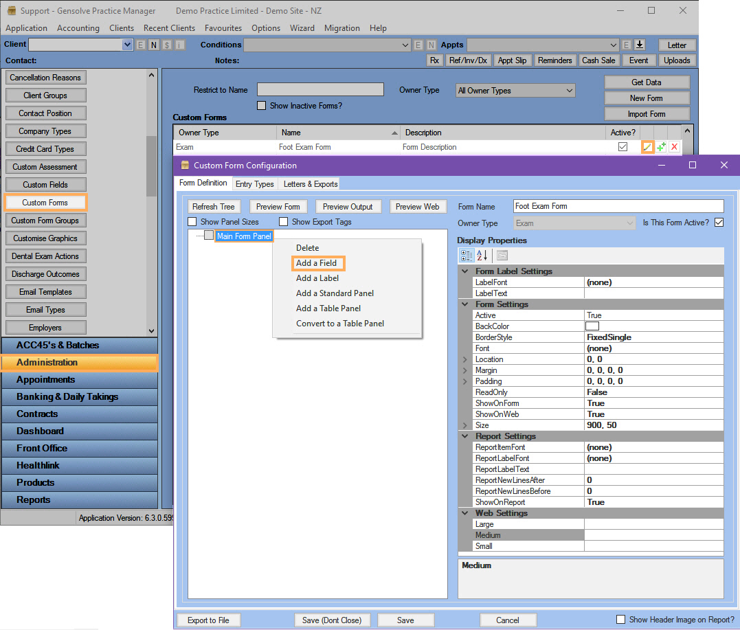 GPM NZ Support Centre - Storing Scores on Form Entries