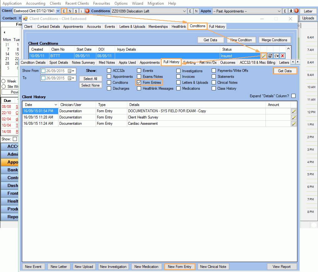 GPM NZ Support Centre - How to Access the Client Full History Tab