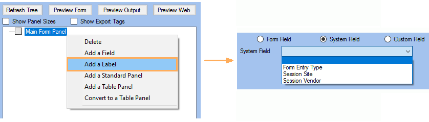 GPM NZ Support Centre - System Fields for Form Entry Forms