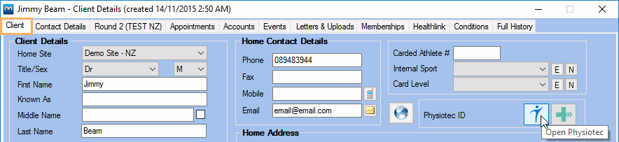 GPM NZ Support Centre - Accessing Physiotec