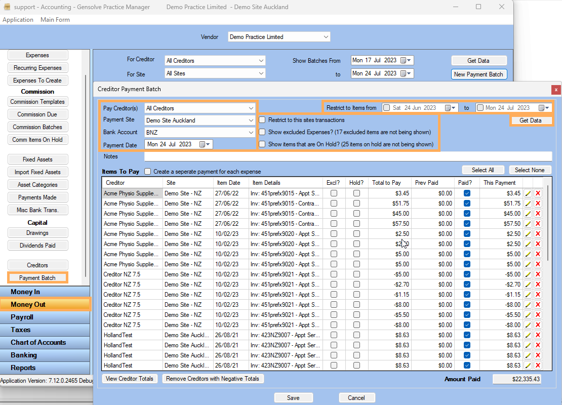 GPM UK Support Centre - Managing Creditor Payment Batches