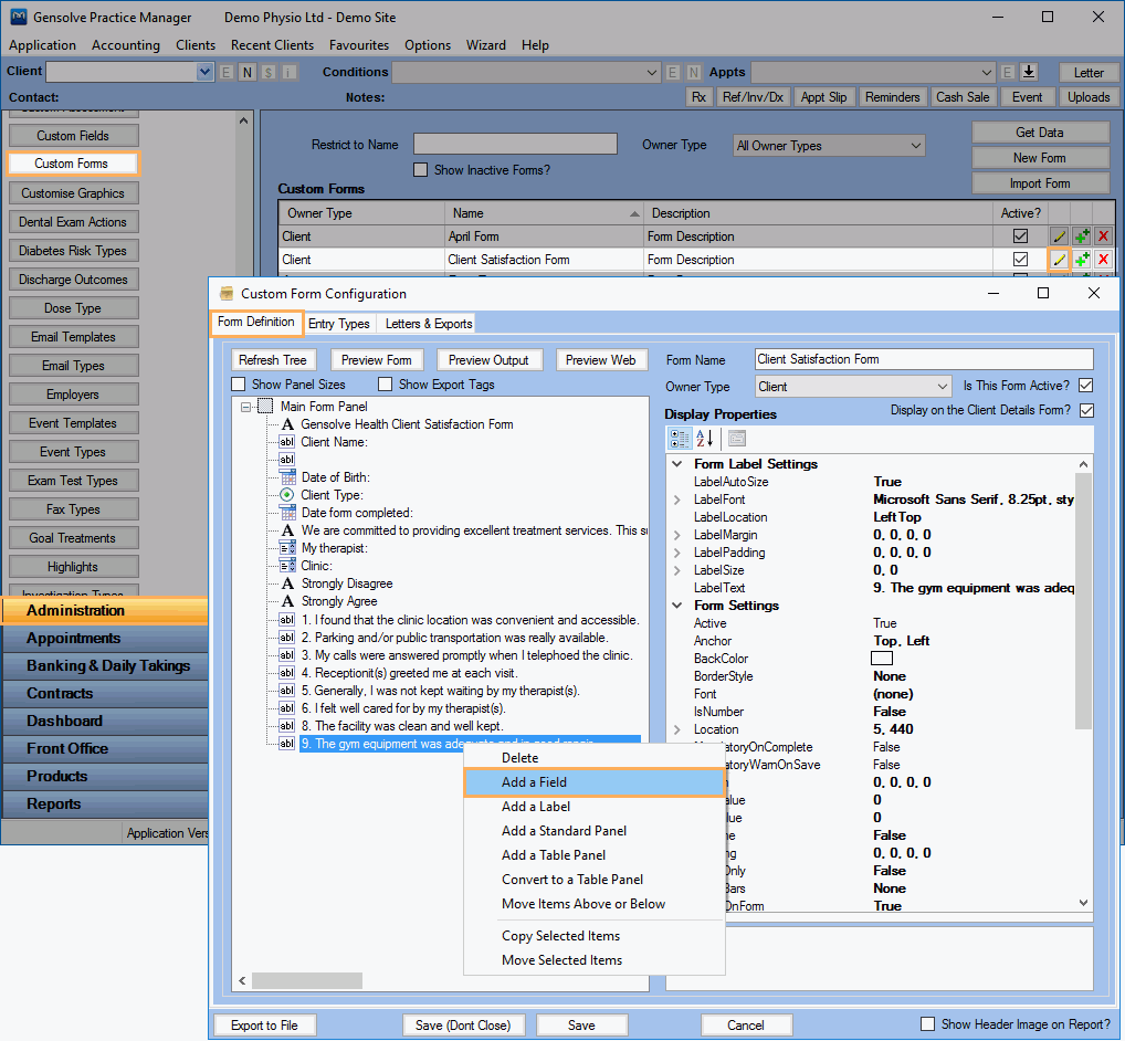 GPM UK Support Centre - Adding a Number Text Box into a Custom Form