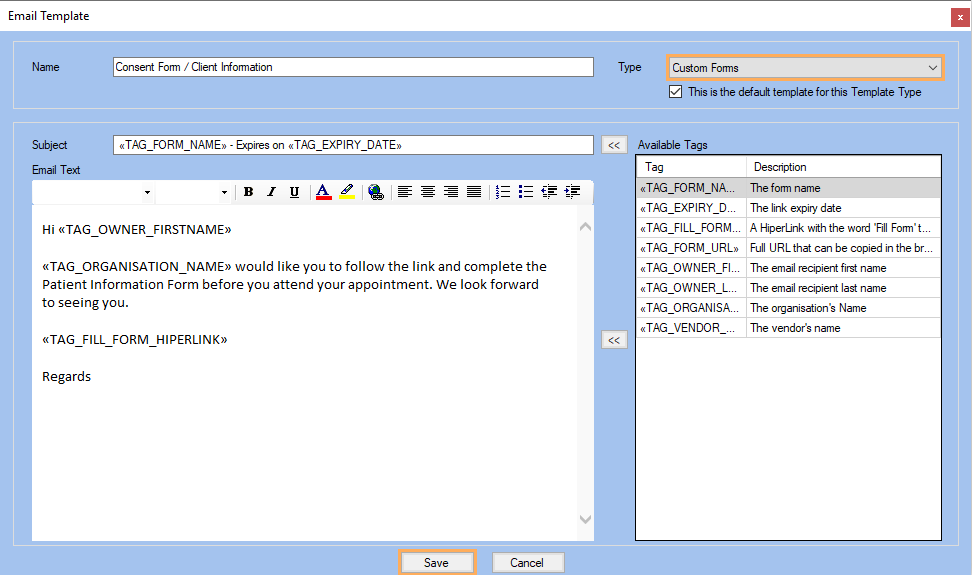 GPM UK Support Centre - How to Create an Email Template for Custom ...