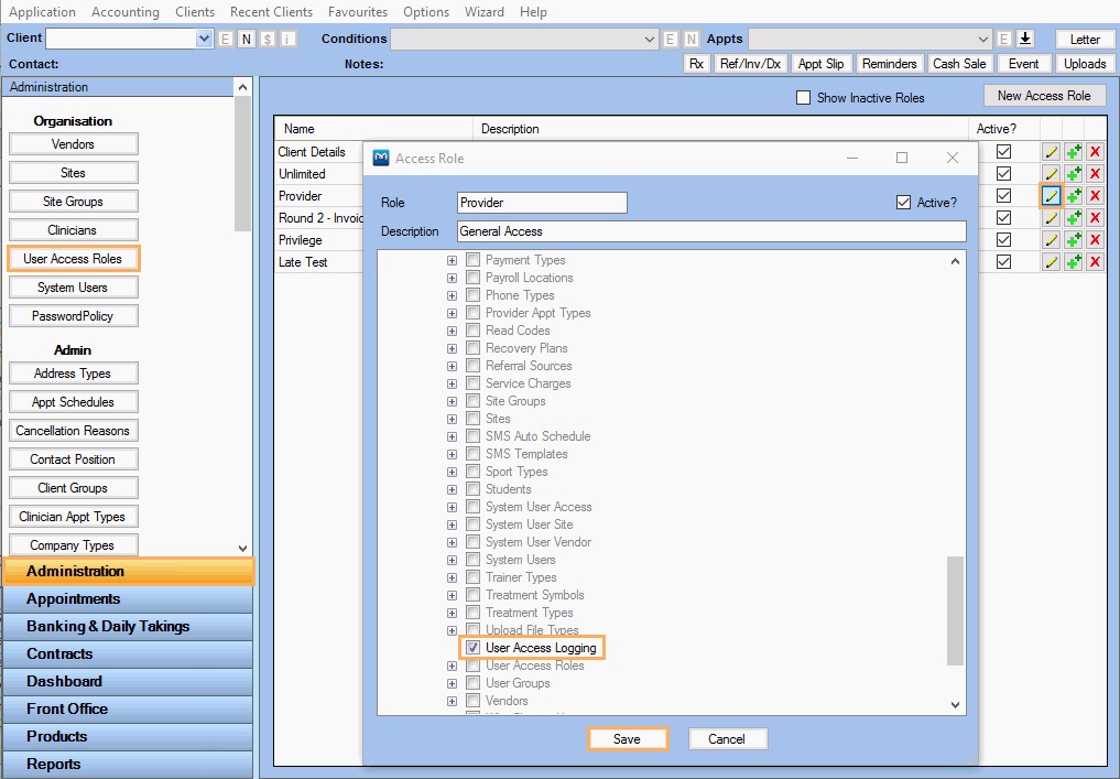 GPM UK Support Centre - User Access Logging