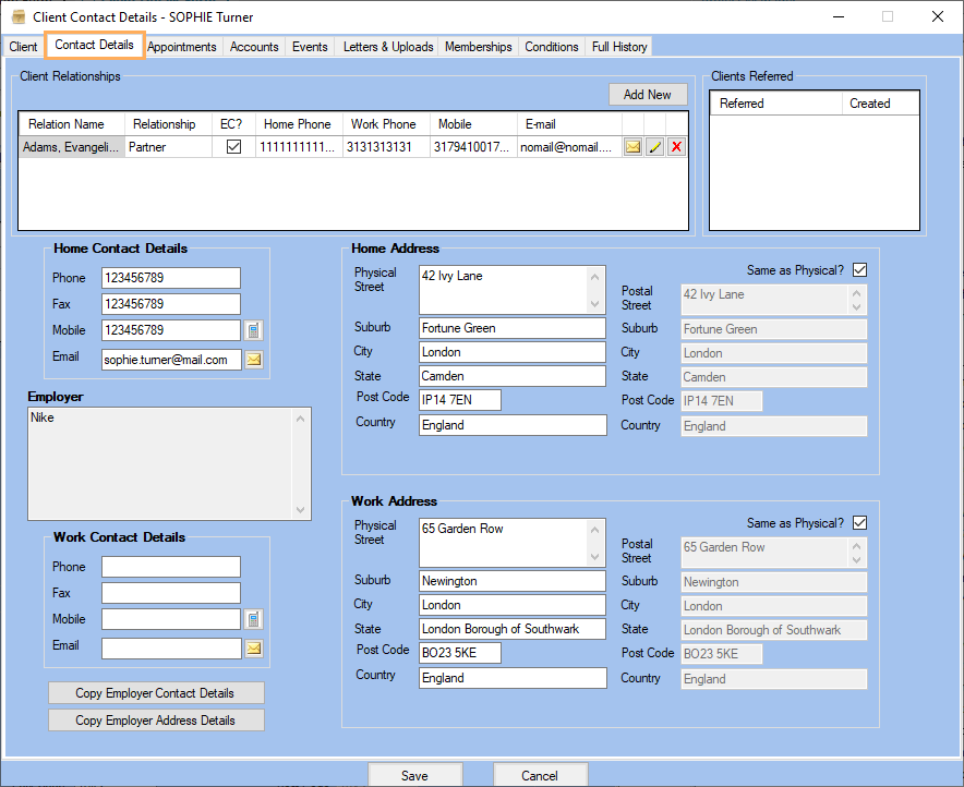 GPM UK Support Centre - Client Details Form