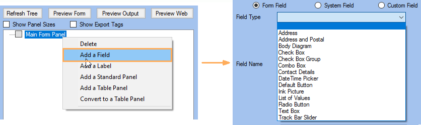 GPM UK Support Centre - Form Fields for All Owner Types