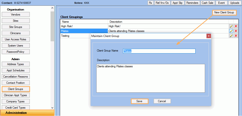 GPM UK Support Centre - How to Create a Client Group